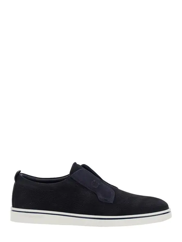 FERRAGAMO Alfie Laceless Oxford Shoes - Blue