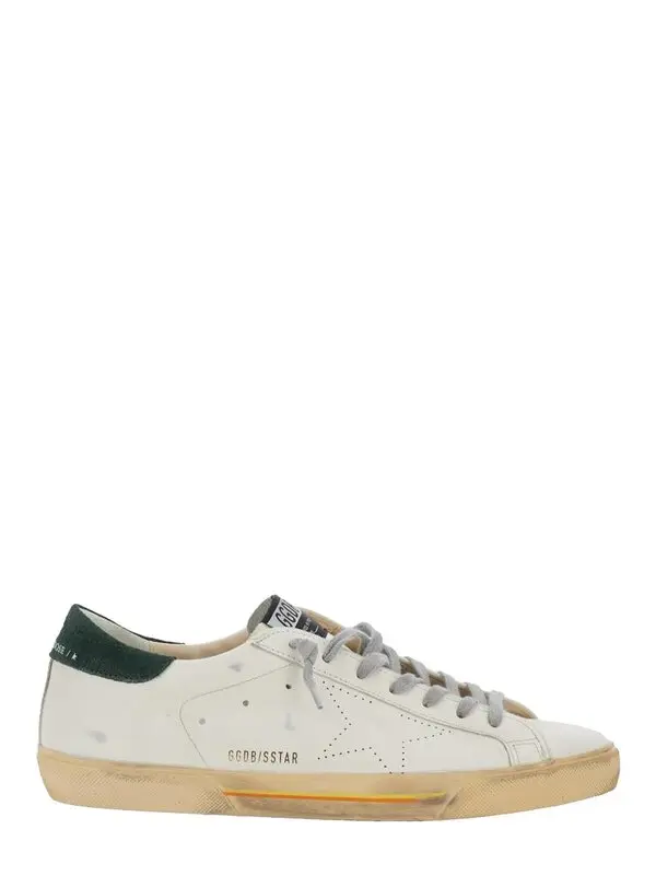 Golden Goose Superstar Leather Low Top Sneakers - White