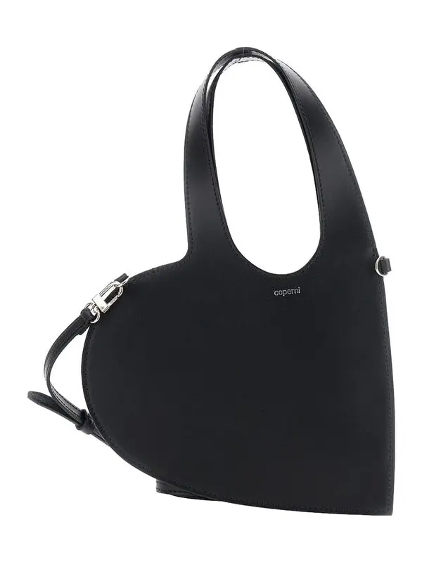 Coperni Baby Heart Crossbody Bag - Black