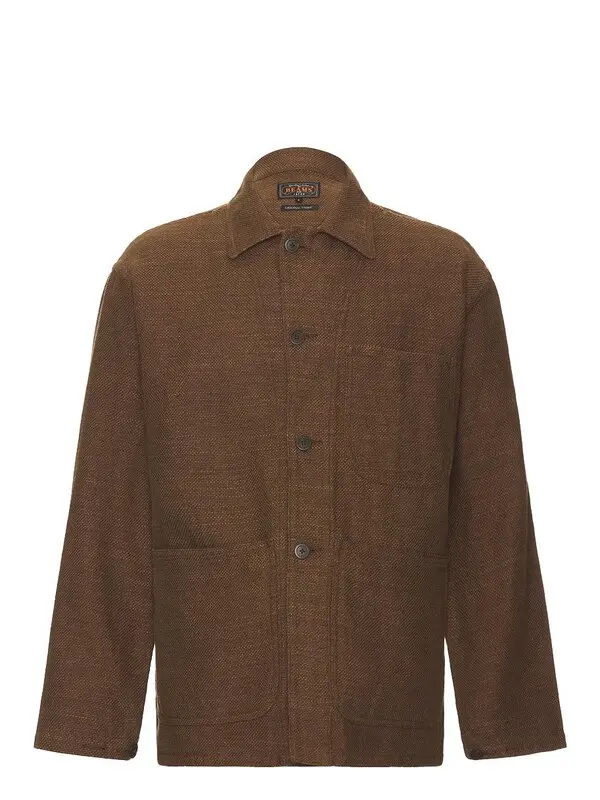 BEAMS Mil Chore Jacket - Brown