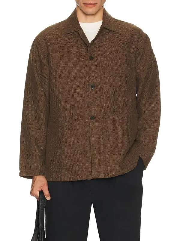 BEAMS Mil Chore Jacket - Brown