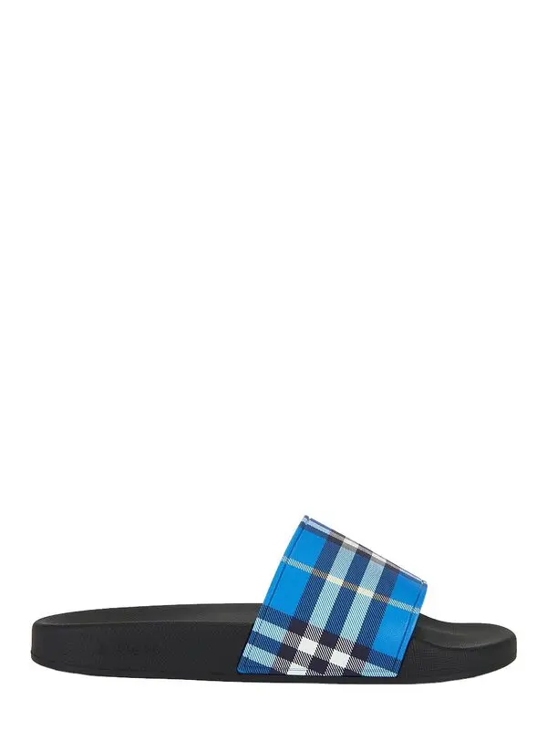 Burberry Furley Slide - Hyacinth Check