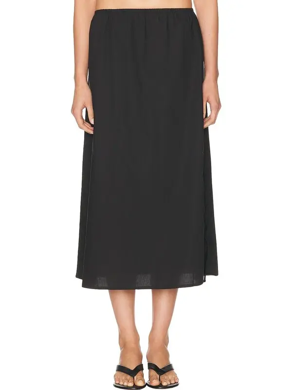 DEIJI STUDIOS Split Tie Skirt - Black