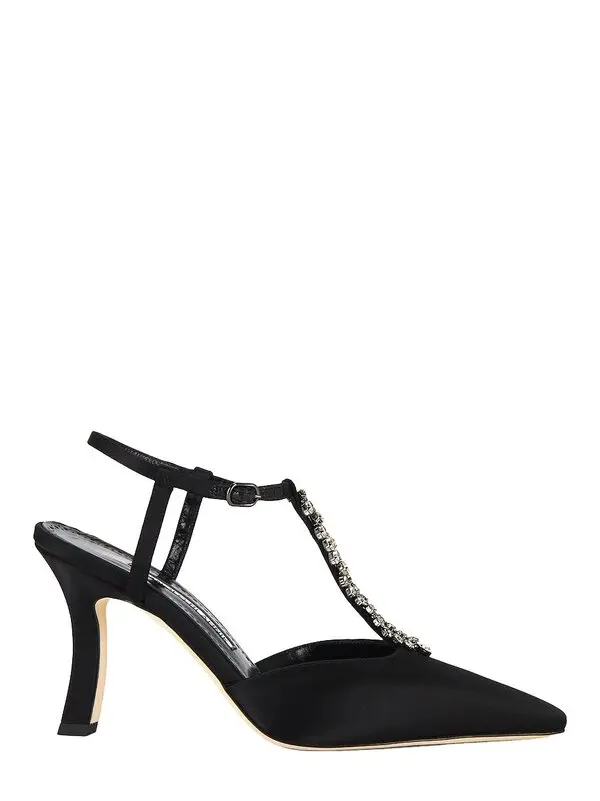Manolo Blahnik Sufik 90 Pumps - Black