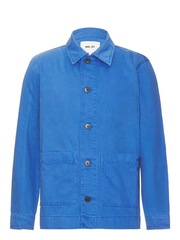 Nn07 Ollie 1874 Jacket - Blue Quartz