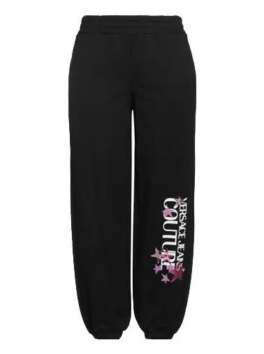 Versace Cotton Track Pants - Black