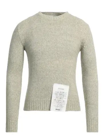BALLANTYNE Raw Diamond Knit Sweater - Sage Green