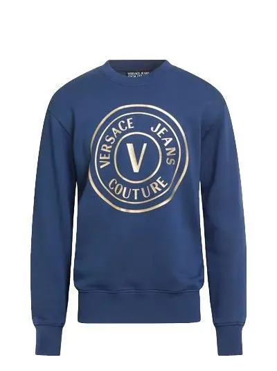 Versace Printed French Terry Sweatshirt - Navy