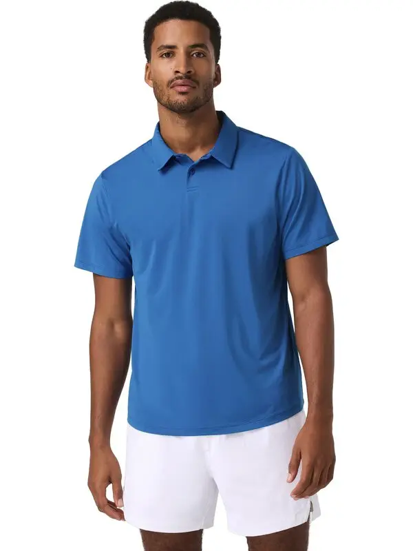 Vuori Hort Leeve Viewpoint Performance Polo 2.0 - Court Blue