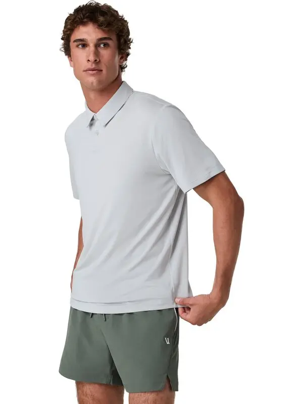 Vuori Short Sleeve Viewpoint Performance Polo 2.0 - Sky Grey