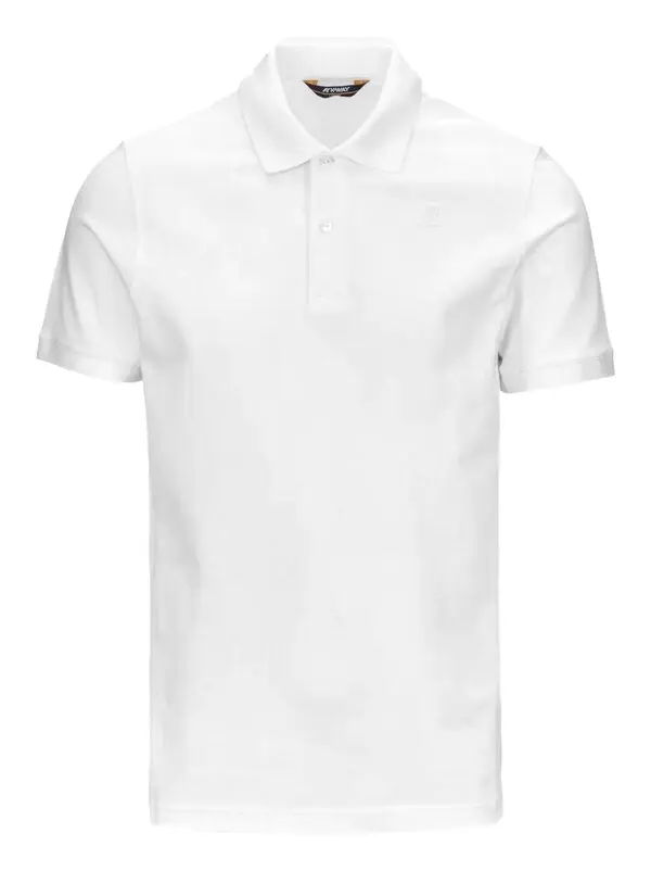K-WAY Embroidered-logo Polo Shirt - White
