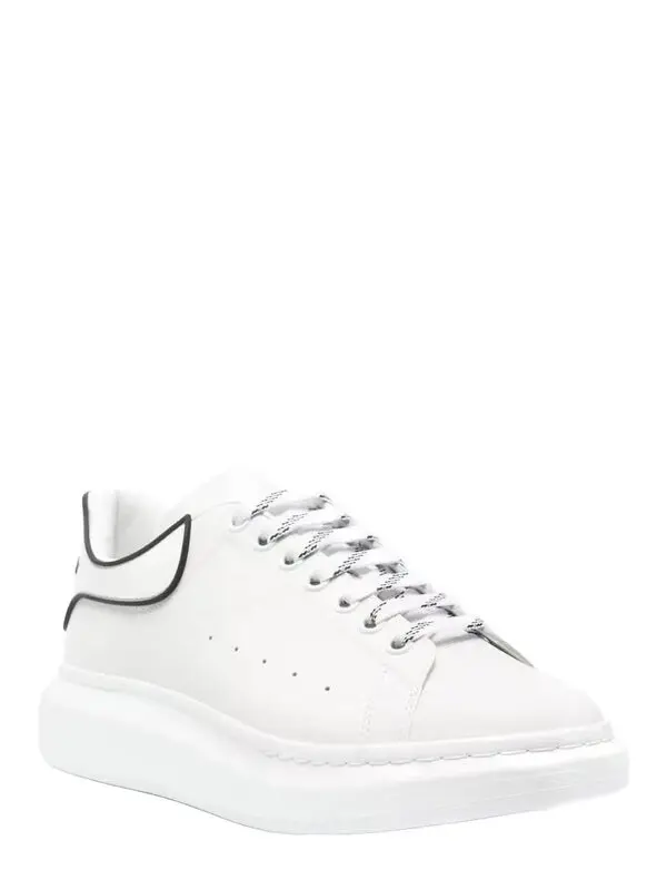 Alexander McQueen Oversized Lace-up Sneakers - White