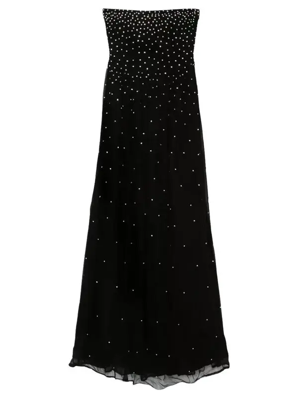 Ba&sh Laura Beaded Maxi Dress - Black