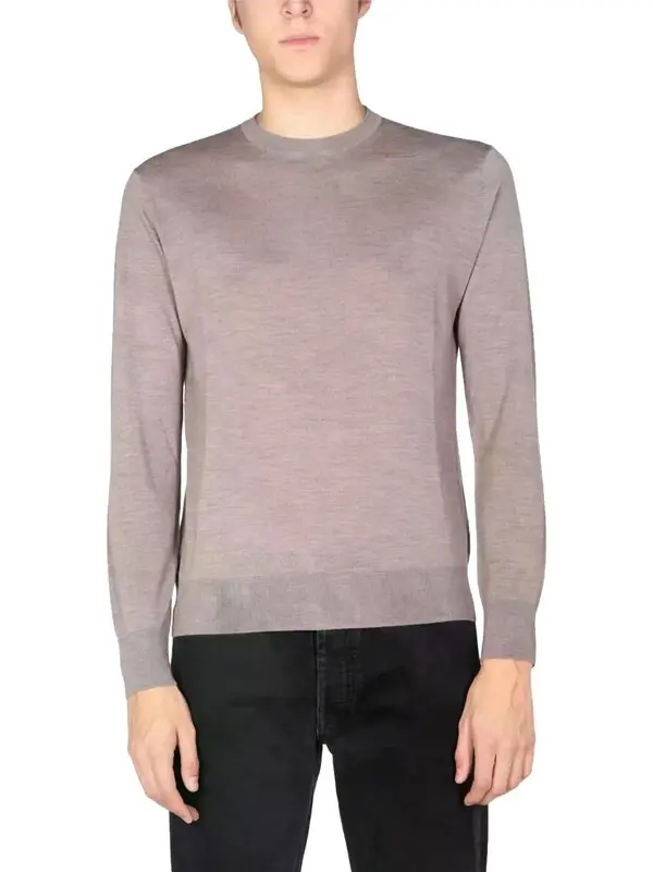 BALLANTYNE Crew-neck Wool Sweater - Grey