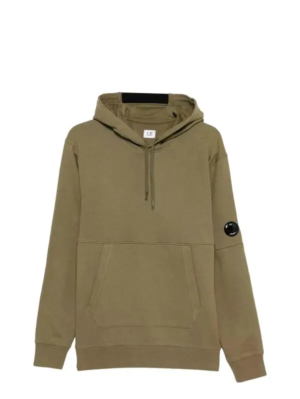 C.P. COMPANY Pocket-detail Hoodie - Green