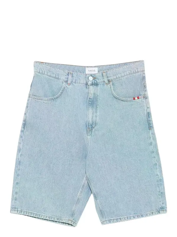 AMISH Tommy Denim Shorts - Blue