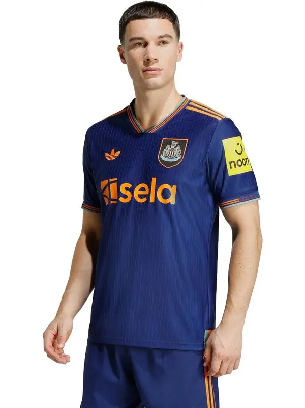 Adidas Newcastle United Fc 25/26 Third Authentic Jersey - Victory Blue / Bahia Orange