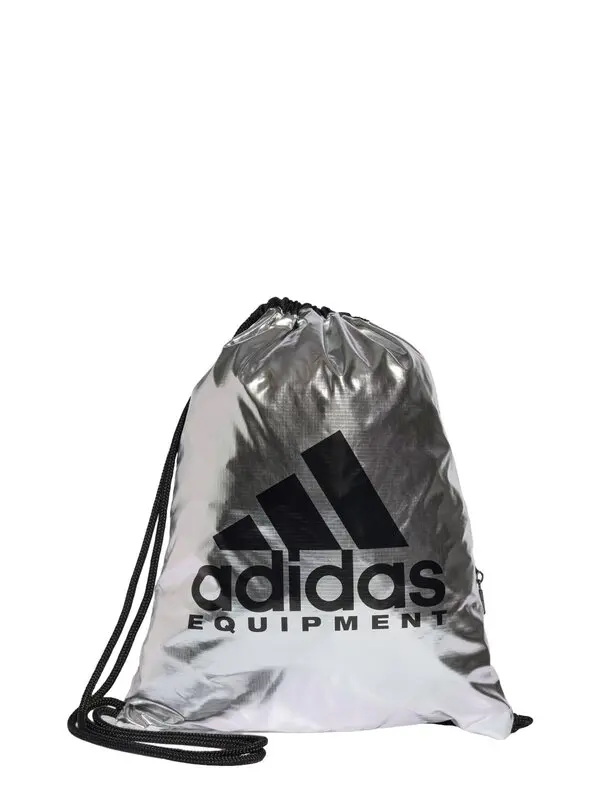 Adidas Gym Sack - Silver Metallic / Black