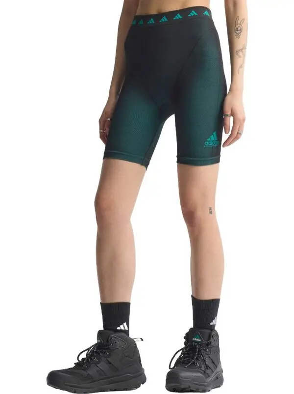 Adidas Equipment Fitted Shorts - Black / Equipment Green