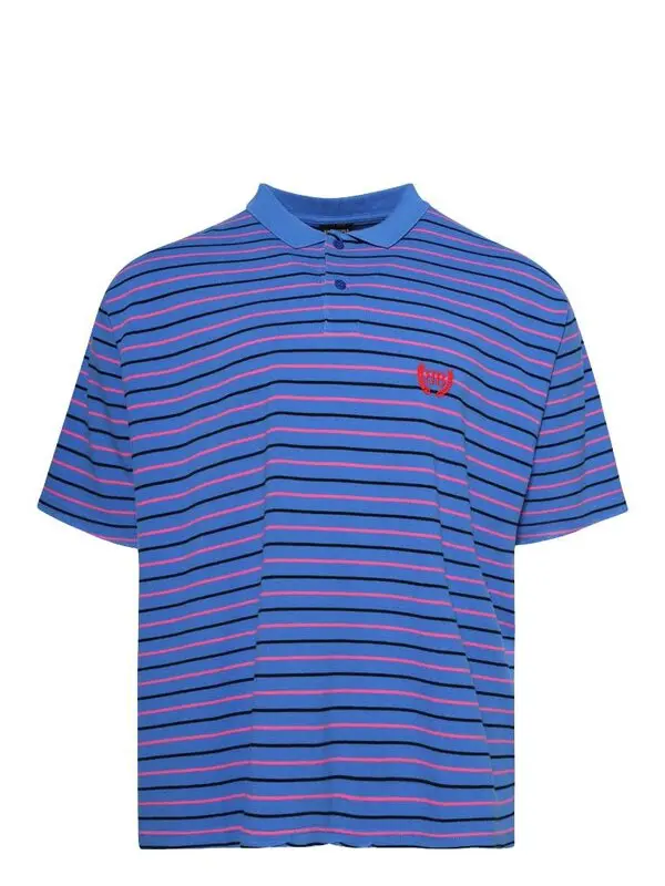 Balenciaga Short Sleeve Regular Polo And Pink - Blue