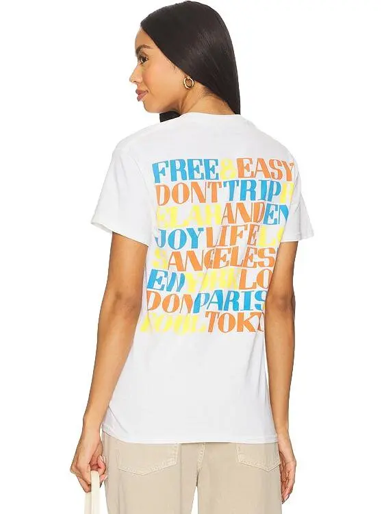 FREE & EASY Cities Tee - Coconut