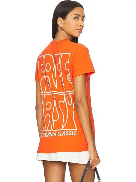 FREE & EASY Fillmore Tee - Orange