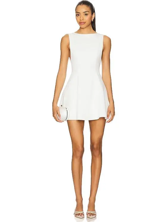 ALL THE WAYS Sonya Flare Mini Dress - White