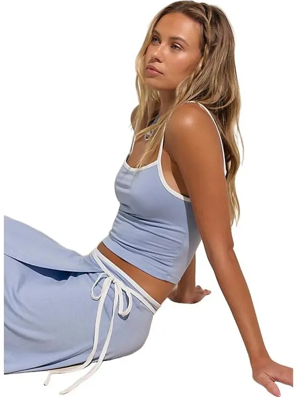 Free People Opal Skirt Set - Blue Combo