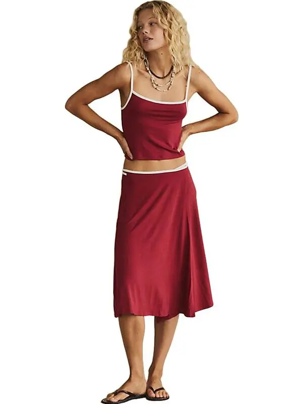 Free People Opal Skirt Set - Cherry Combo
