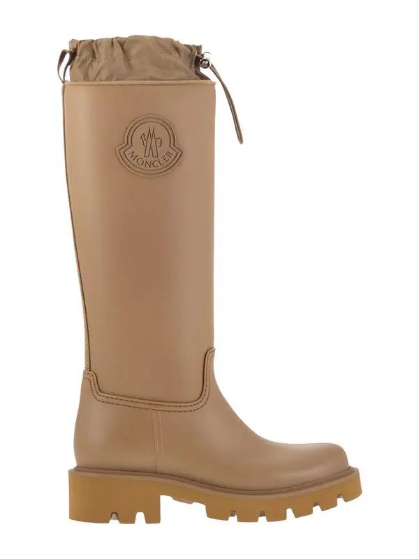 Moncler Kickstream High Rain Boots - Beige