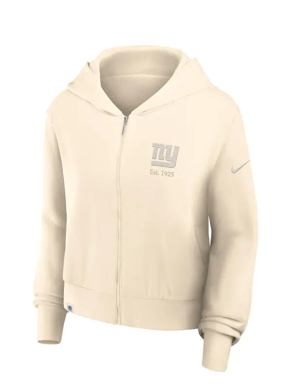 Nike New York Giants Established Nfl Full-zip Hoodie - Brown