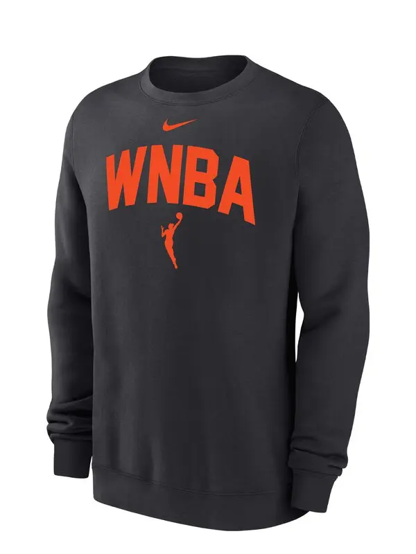 Nike Club Wnba Fleece Crew-neck Sweatshirt - Grey