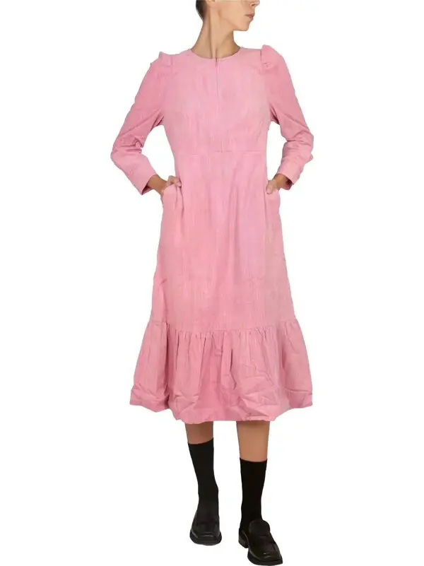 Baum Und Pferdgarten Aleema Long-sleeve Dress - Pink
