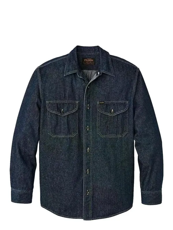 Filson Double-pocket Denim Shirt - Blue
