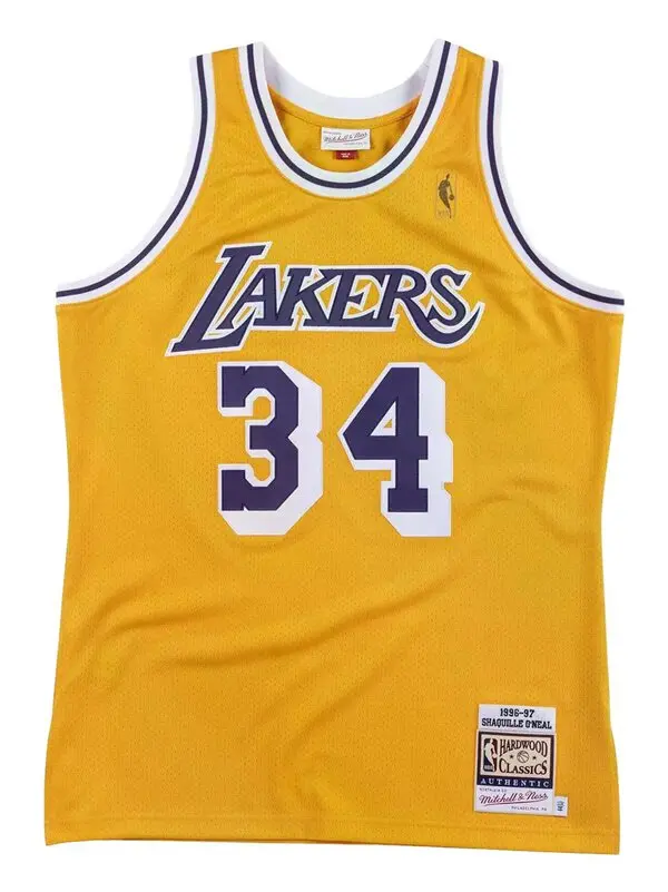Mitchell & Ness Lakers 1996 Shaquille O'neal Jersey - Yellow