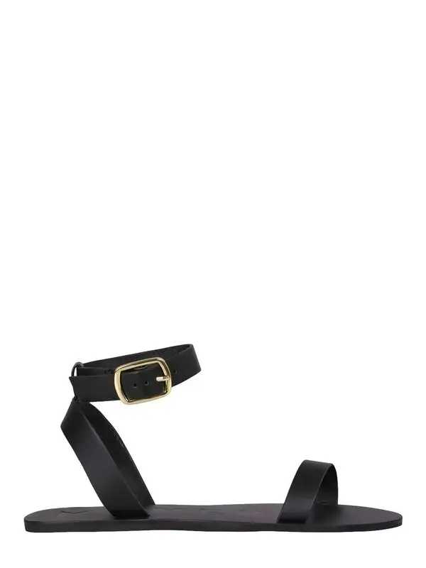 Manebí Ankle-strap Leather Sandals - Black