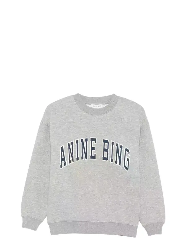 ANINE BING Logo-print Sweatshirt - Grey