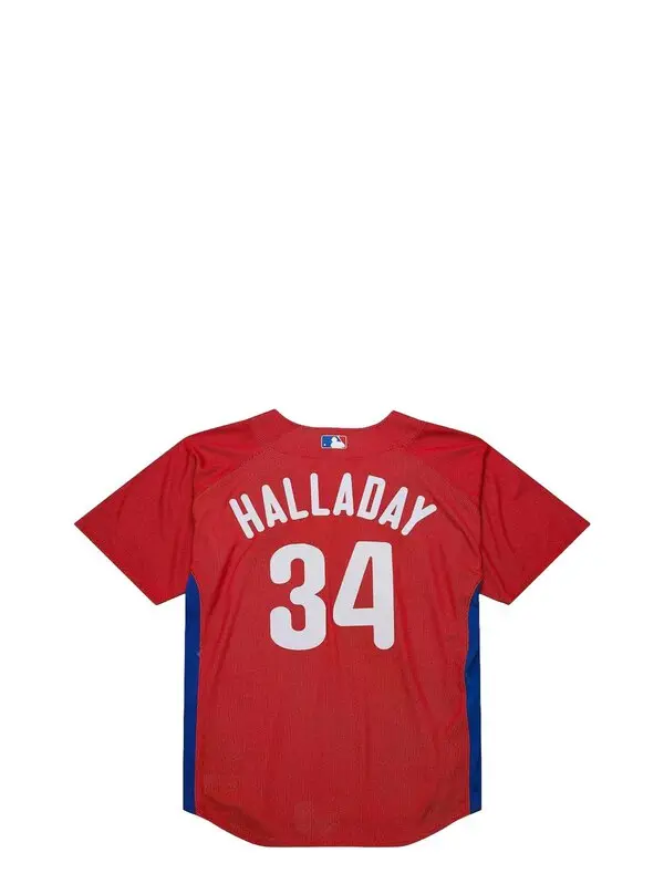 Mitchell & Ness Phillies 2010 Roy Halladay Jersey - Red