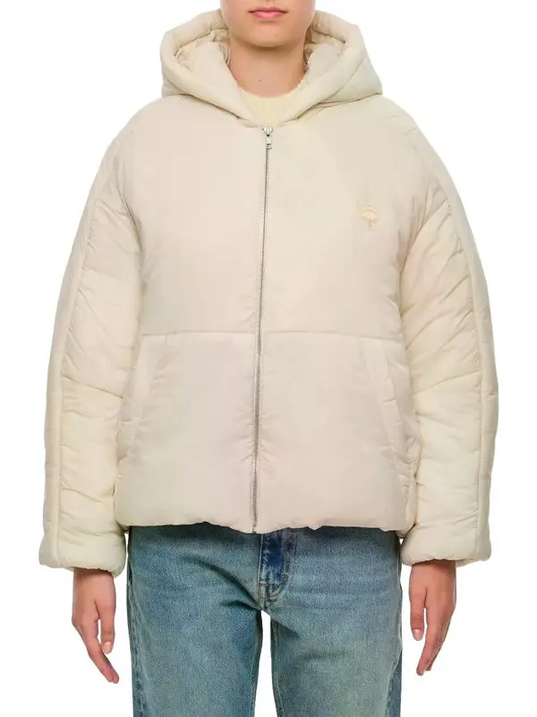 MORDECAI Padded Hooded Jacket - Neutrals