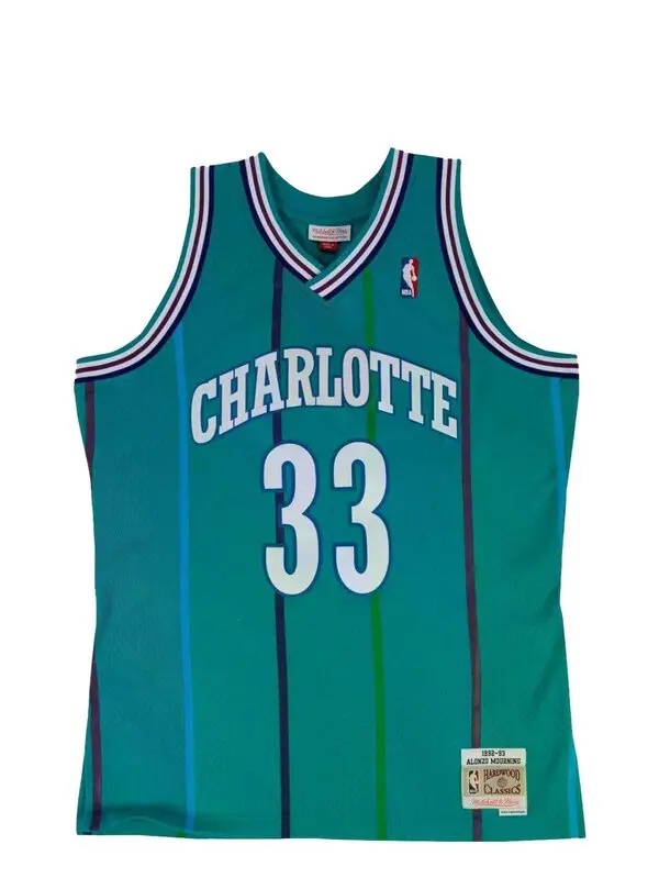 Mitchell & Ness Hornets Alonzo Mourning Jersey - Green