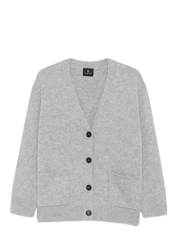 ANINE BING Jackson Button-fastening Cardigan - Grey