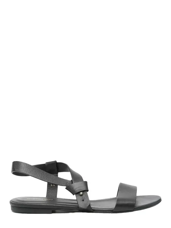 MEGUMI OCHI Leather Ankle-strap Sandals - Black
