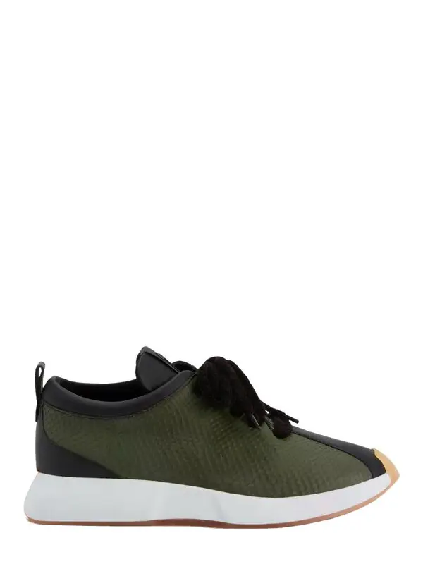GIUSEPPE ZANOTTI Textured Sneakers - Green