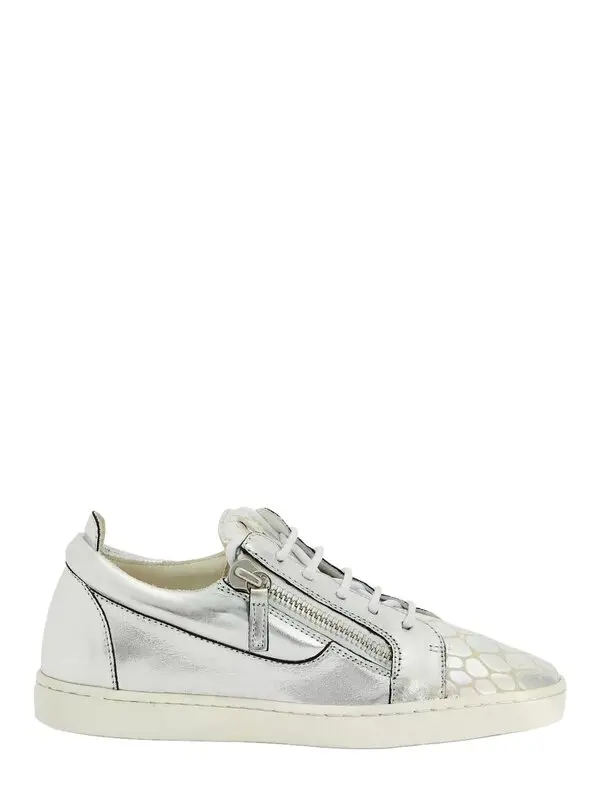 GIUSEPPE ZANOTTI Nicki Zip-detail Sneakers - Grey