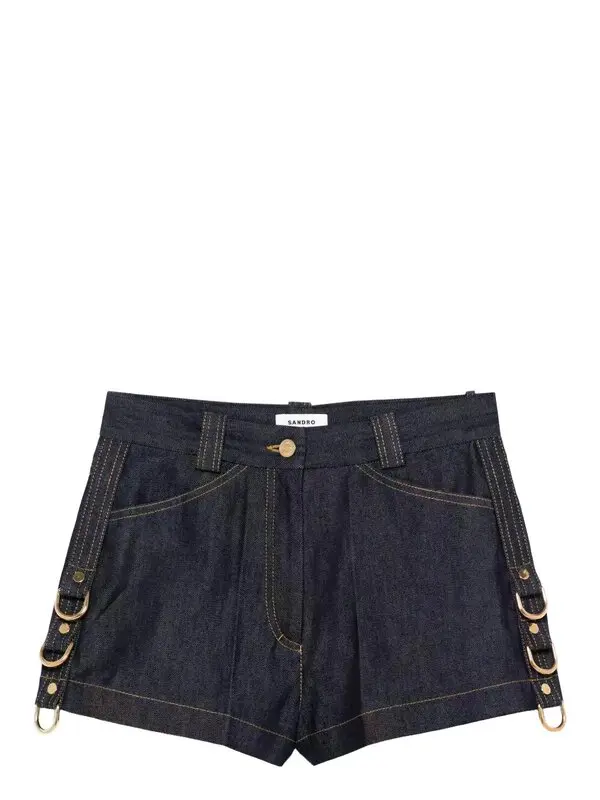 Sandro Denim Shorts - Blue
