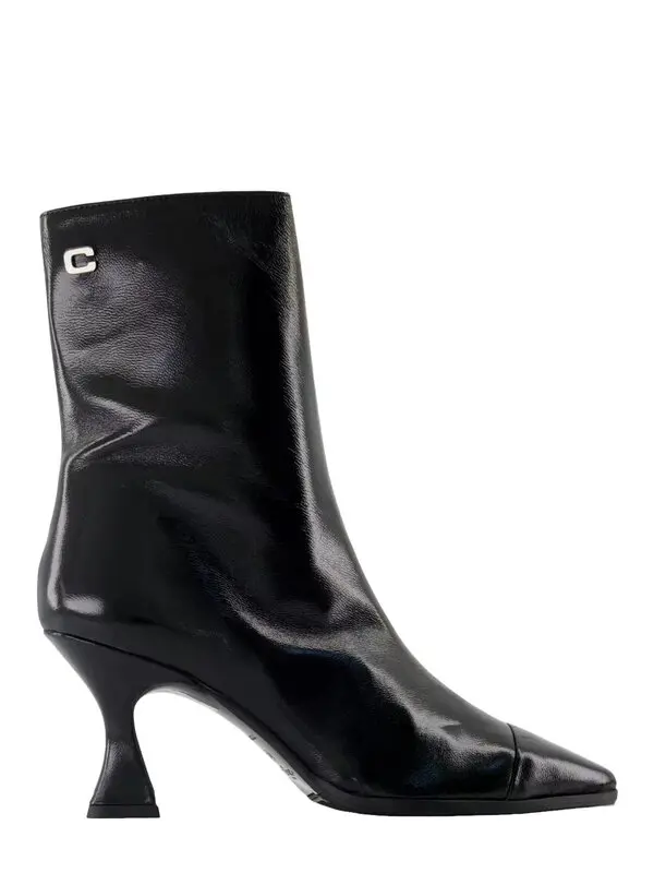 CAREL Cap-toe Leather Boots - Black