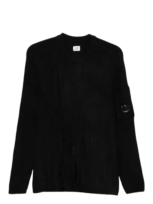 C.P. COMPANY Lens-detail Jumper - Black