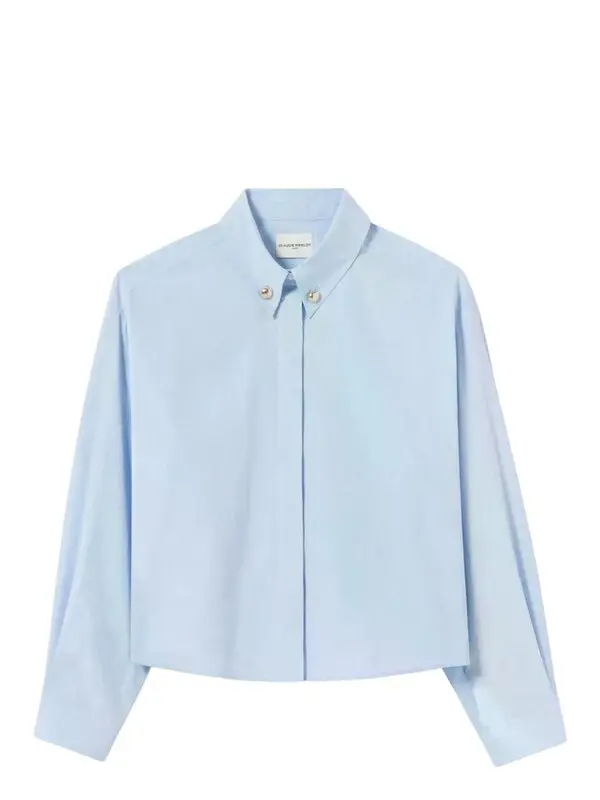 Claudie Pierlot Button-detail Shirt - Blue