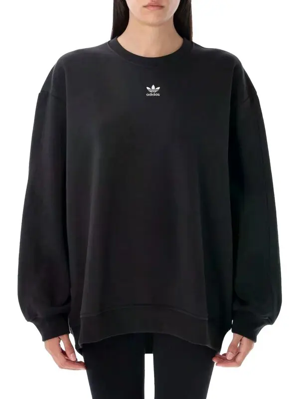 Adidas Small-logo Sweatshirt - Black