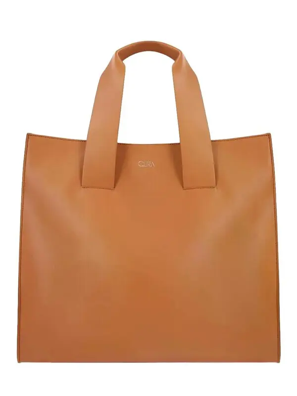 QUIRA Double-handle Tote Bag - Brown